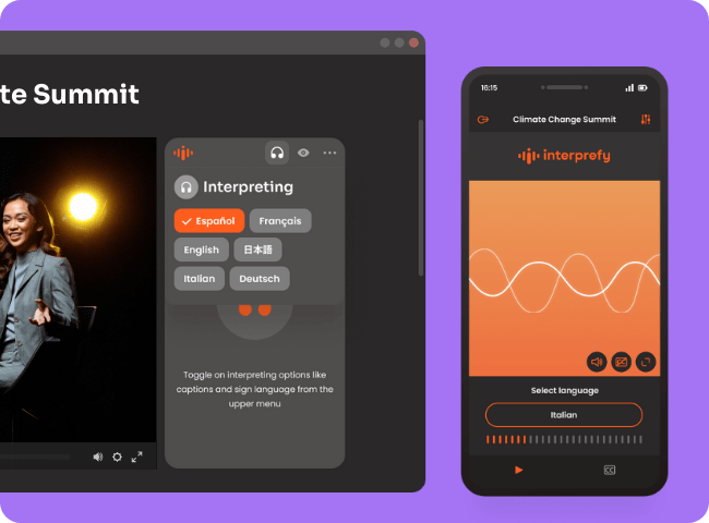Remote Simultaneous Interpretation & Live Captioning | Interprefy